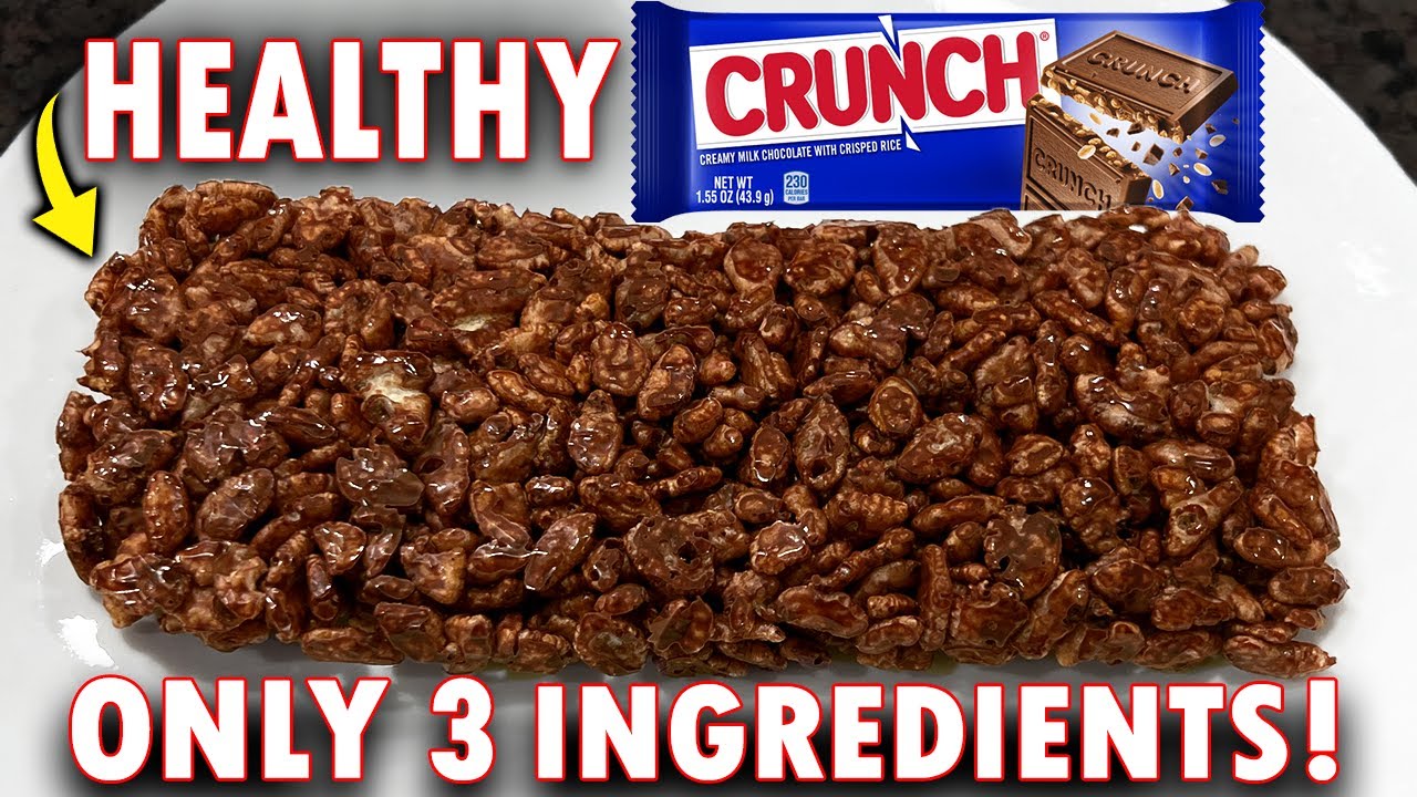 Super Low Calorie CRUNCH Bar Made in 5 Minutes