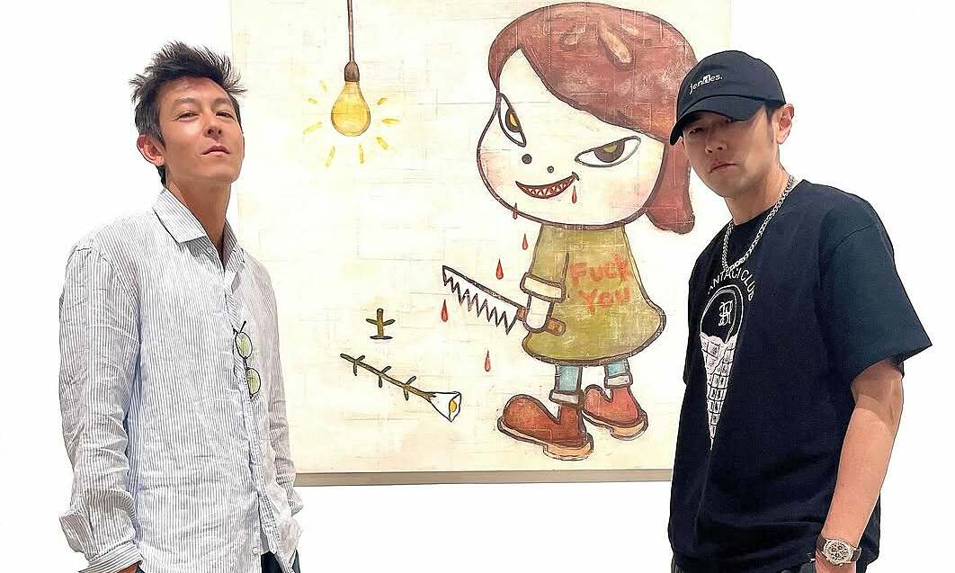 Jay Chou reunites with Edison Chen in London