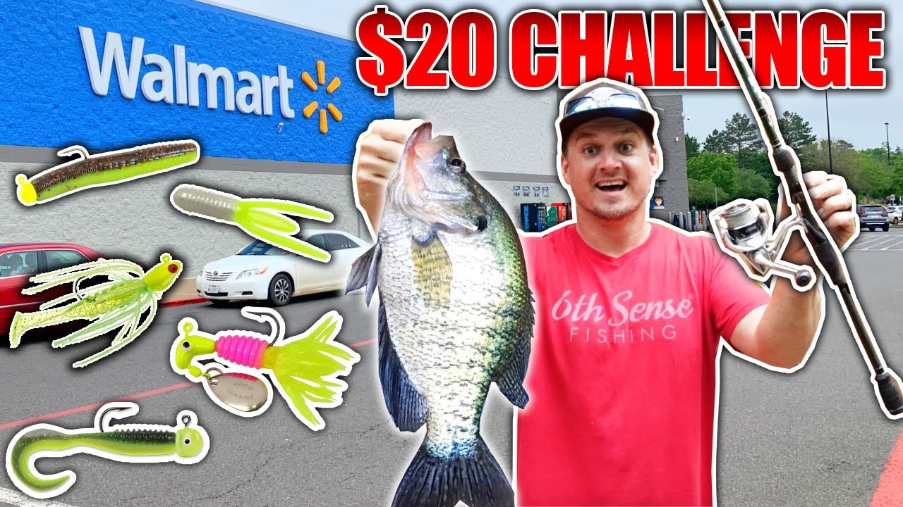 Attempting the $20 Walmart crappie fishing challenge