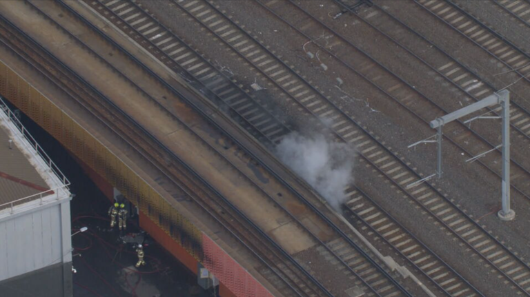 Services resume after Melbourne rail fire causes commuter chaos