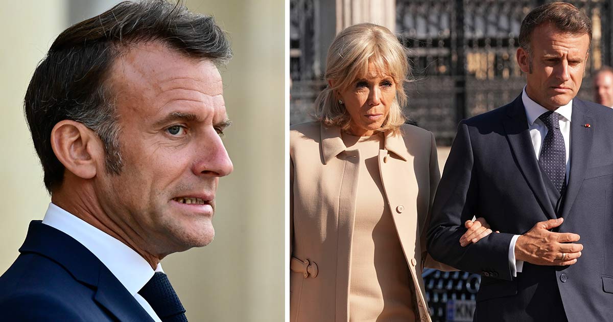 Emmanuel Macrons fru Brigitte gjorde bort honom igen
