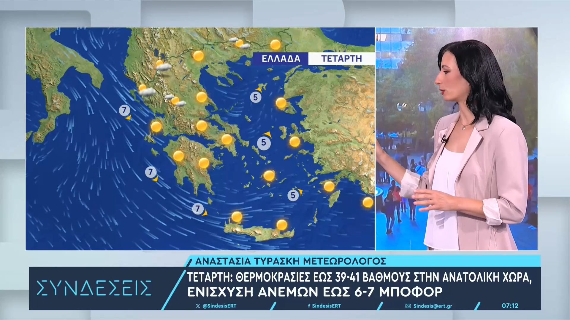 Καιρός: Τελευταία ημέρα καύσωνα με ενίσχυση ανέμων – Πρόγνωση από την Α ...
