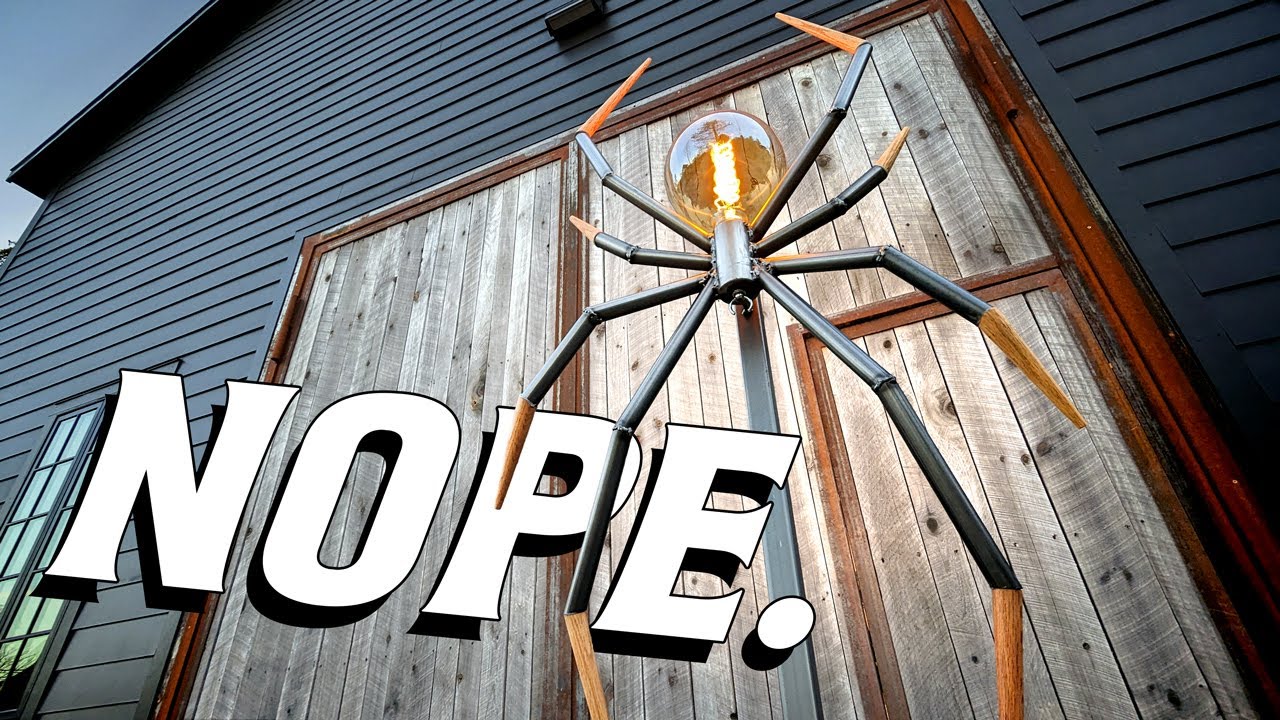 Building an Epic Giant Spider Lamp for Your Space