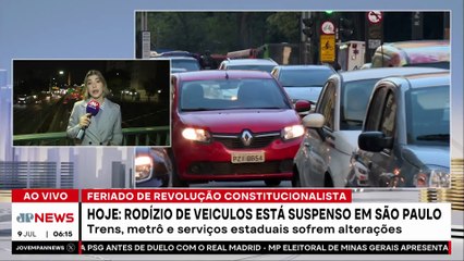 Feriado em SP: Rodízio de veículos está suspenso na cidade
