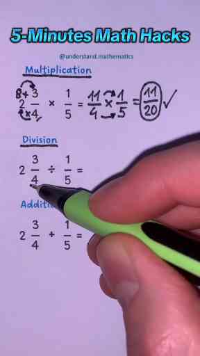 Easy Mathematics Tutorial: 5-Minute Math Hacks