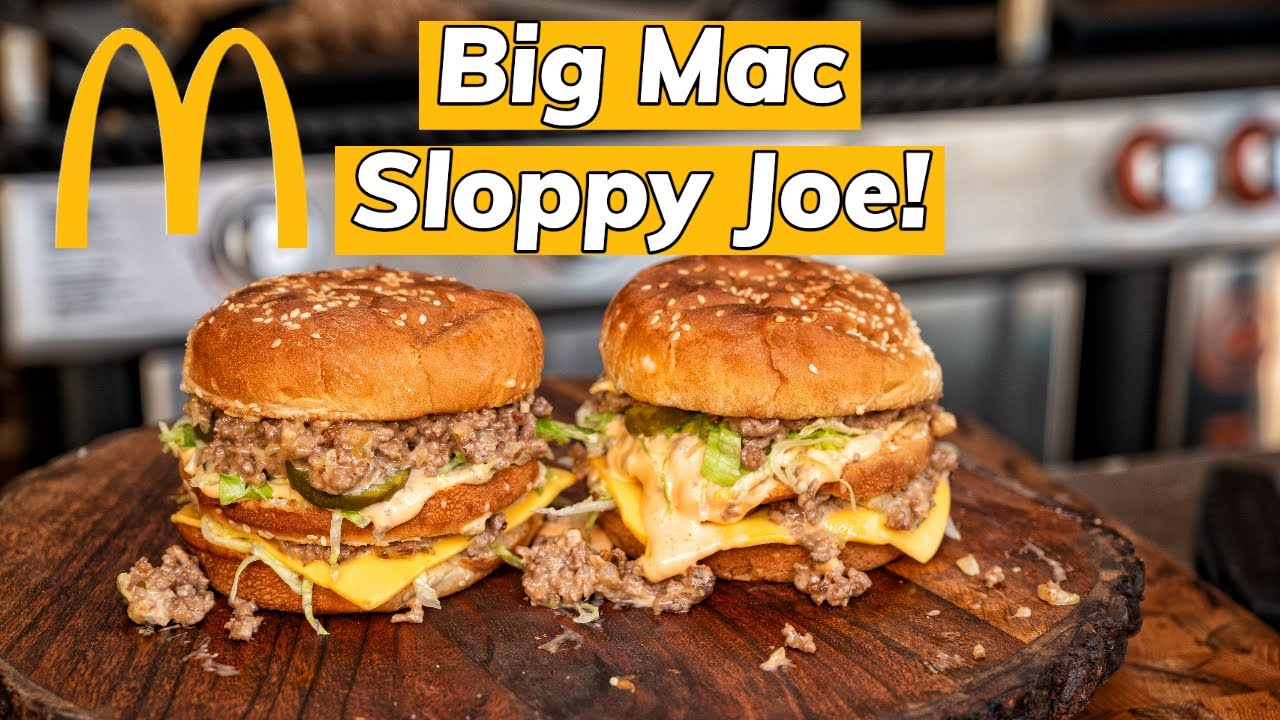Blackstone Smash-Up: Big Mac + Sloppy Joe