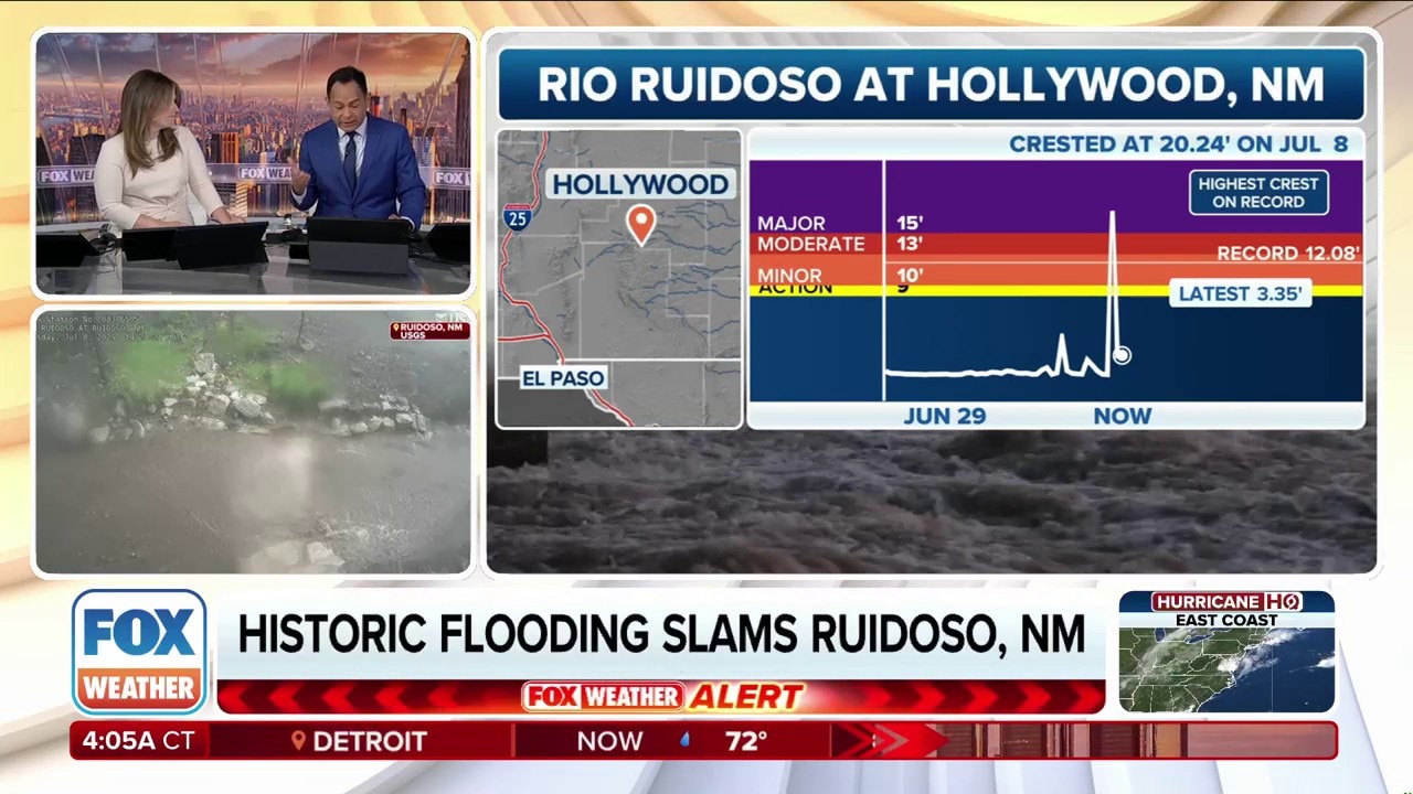 Historic flooding leaves at least three dead in New Mexico