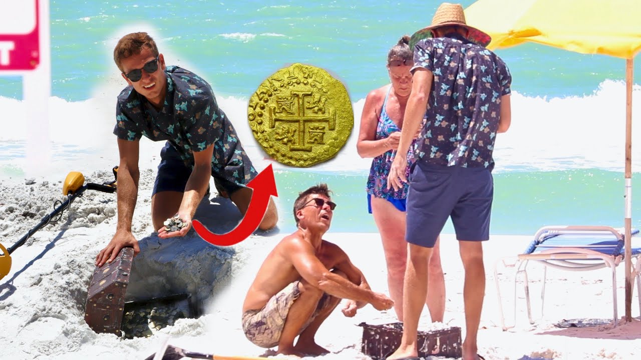 Finding Buried Treasure Prank