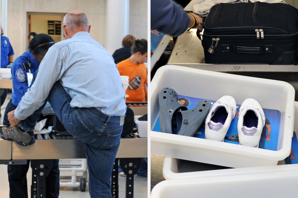 TSA Is Reportedly Going To Allow Shoes To Stay On For Airport Security ...