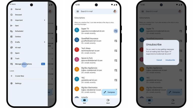 Gmail rolls out one-click unsubscribe tool to manage subscriptions, here is how it will work