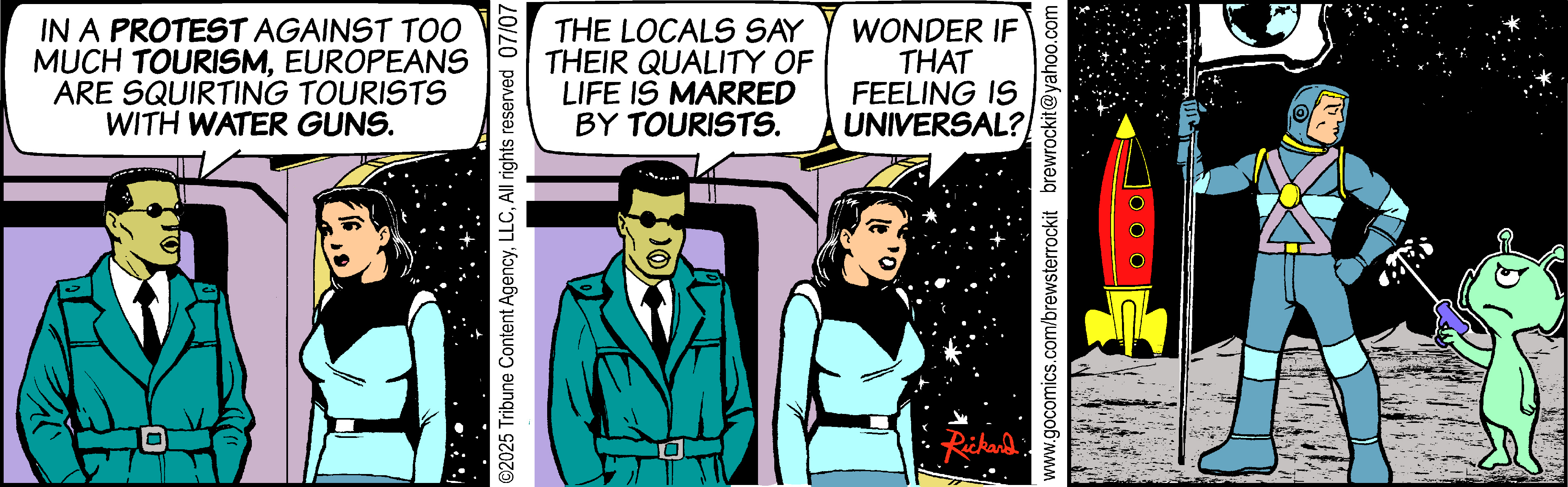 Brewster Rockit by Tim Rickard