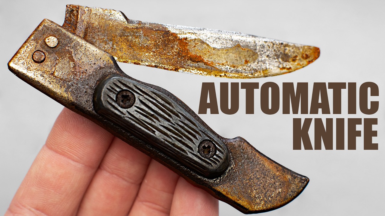 Fixing Up a Rusty Switchblade-Style Knife from the Past