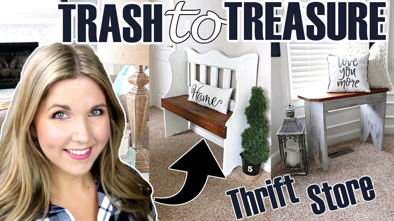 Turning Thrift Store Trash into Beautiful Home Decor