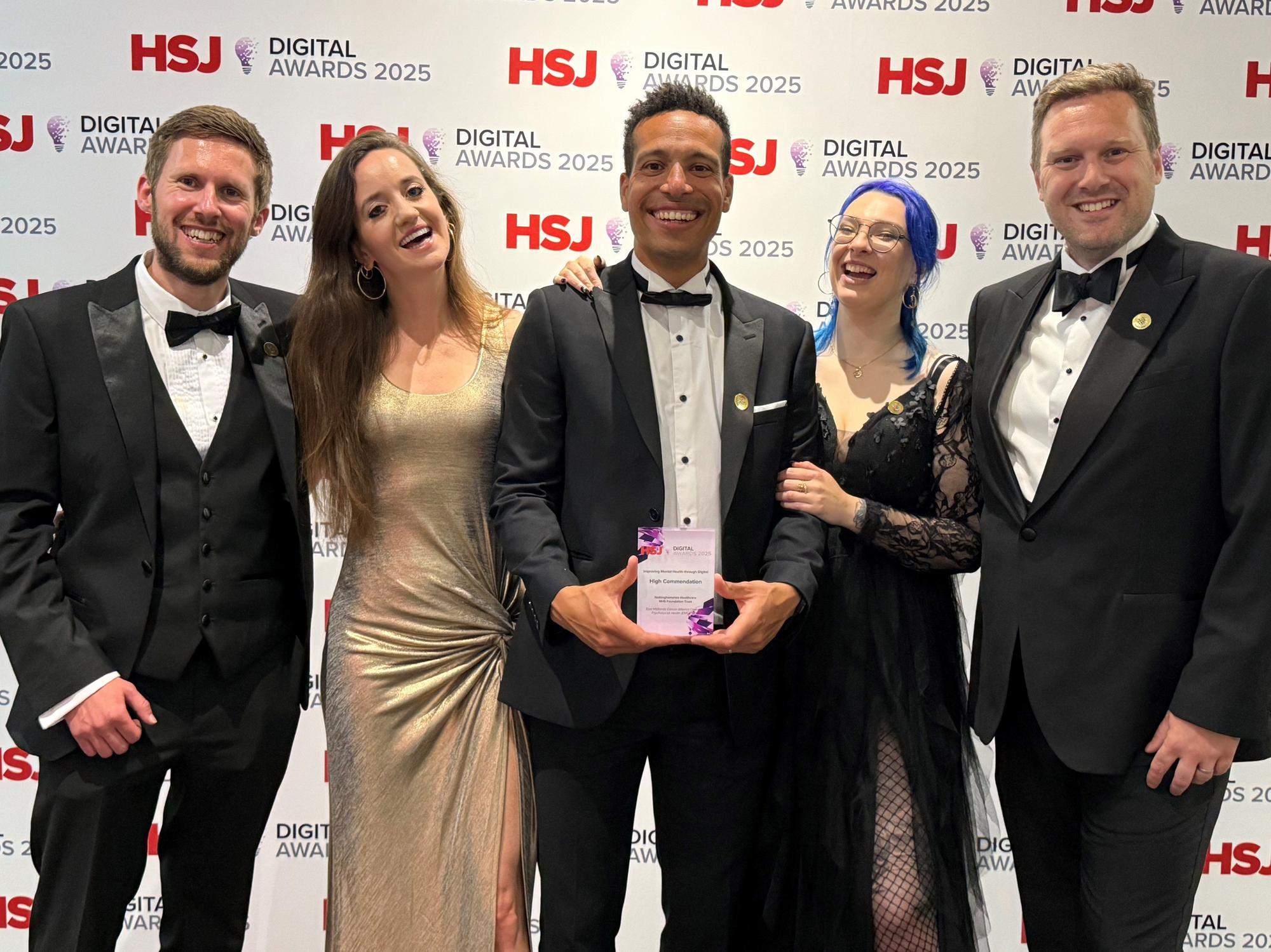 Notts teams highly commended in HSJ Digital Awards for making a real ...