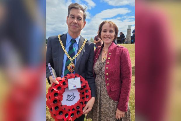 Mayor of Worcester visits Derbyshire for annual Crich pilgrimage