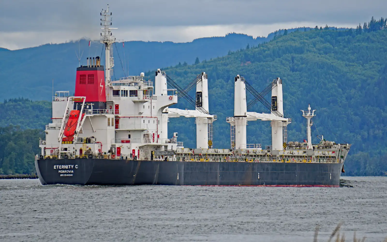 5 crew members rescued from cargo ship attacked in Red Sea