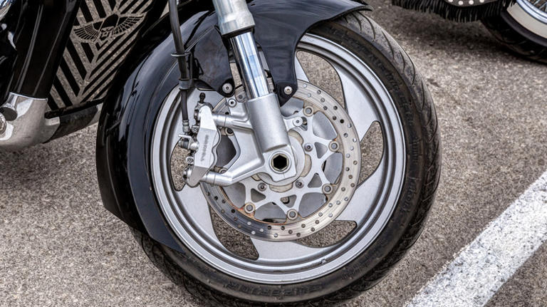Why Do Some Motorcycle Front Tires Look Like They're On Backwards?