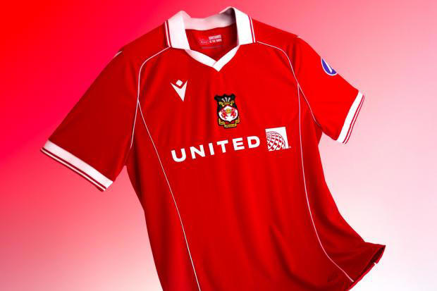 Wrexham unveil new home kit for the 2025-26 Championship season