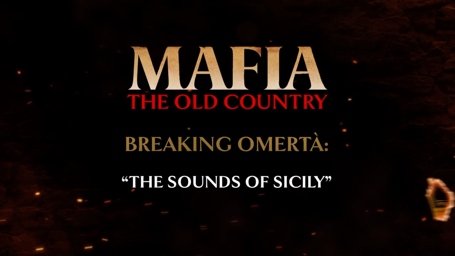 Mafia The Old Country Official Behind the Scenes Clip Breaking Omertà ...