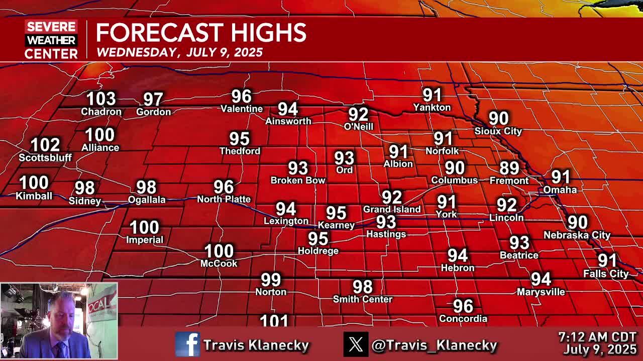 The heat is back today, but thunderstorms remain a part of the forecast