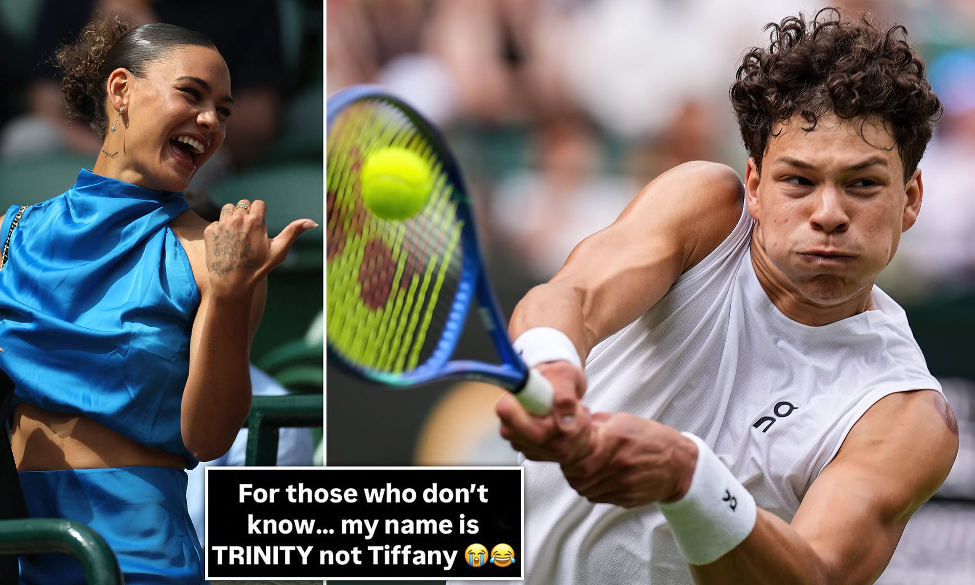 BBC apologises after commentator Andrew Castle got Dennis Rodman's daughter Trinity's name wrong
