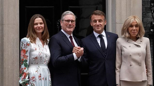 PM warmly greets Macron outside Number 10