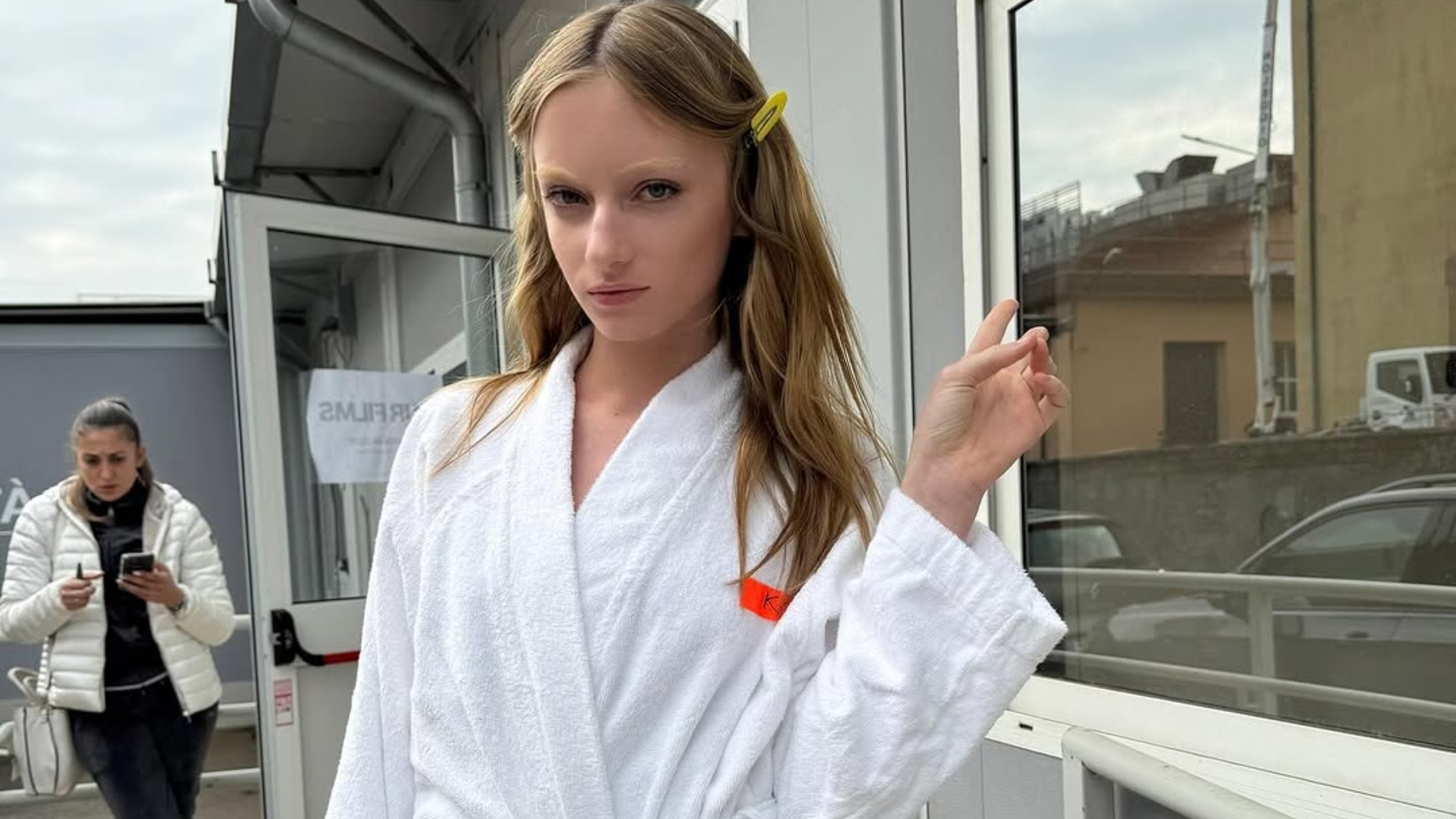 Naomi Watts in the front row to applaud her daughter, a rising trans model