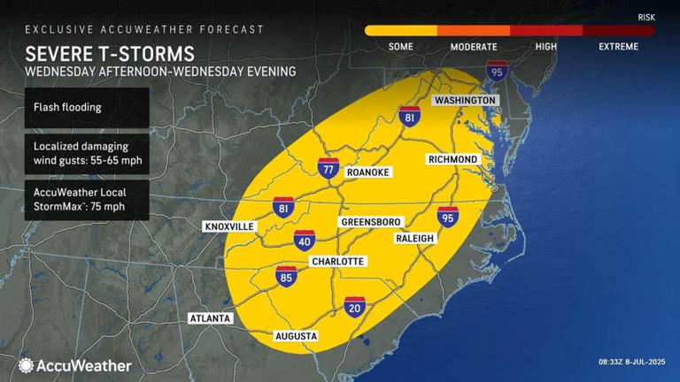 Here's Timing For New Rounds Of Storms, 5-Day Forecast