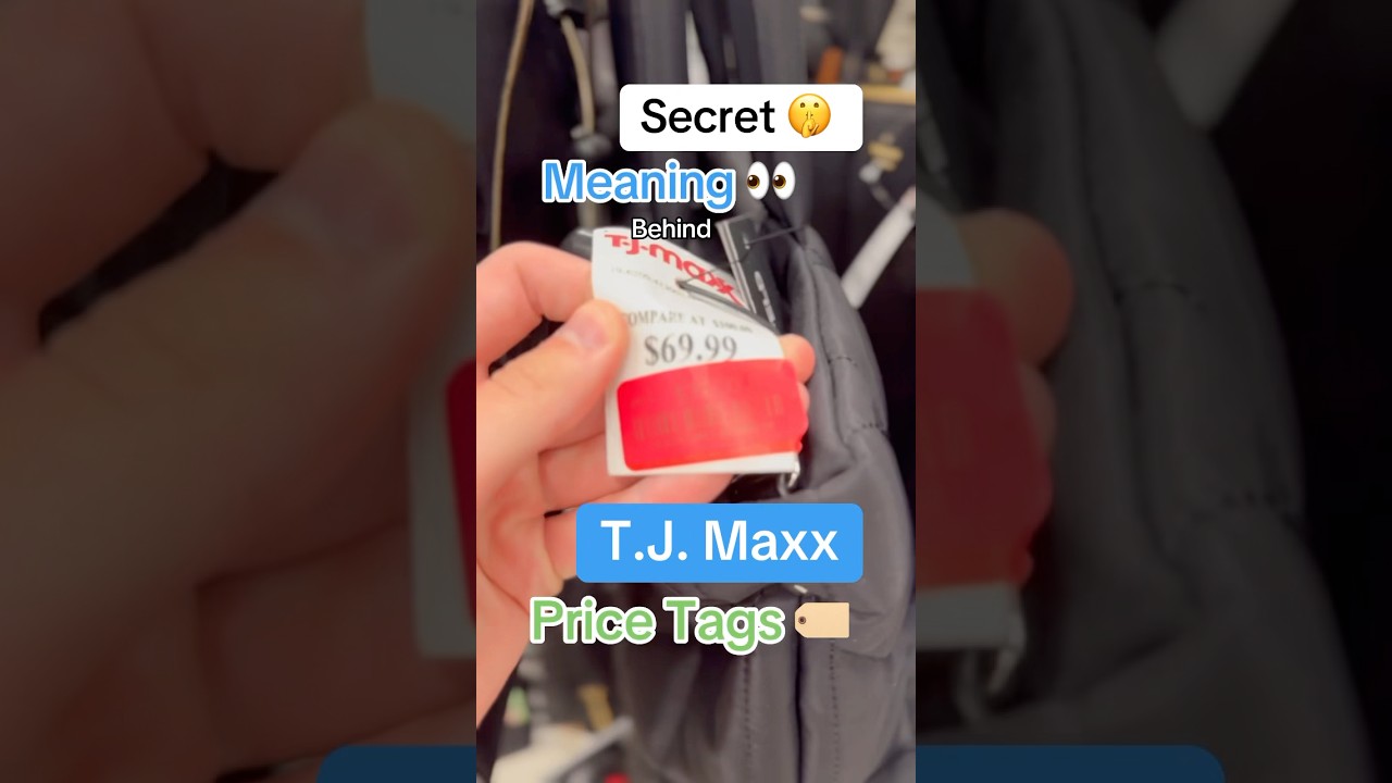 The secret meaning behind TJ Maxx price tags