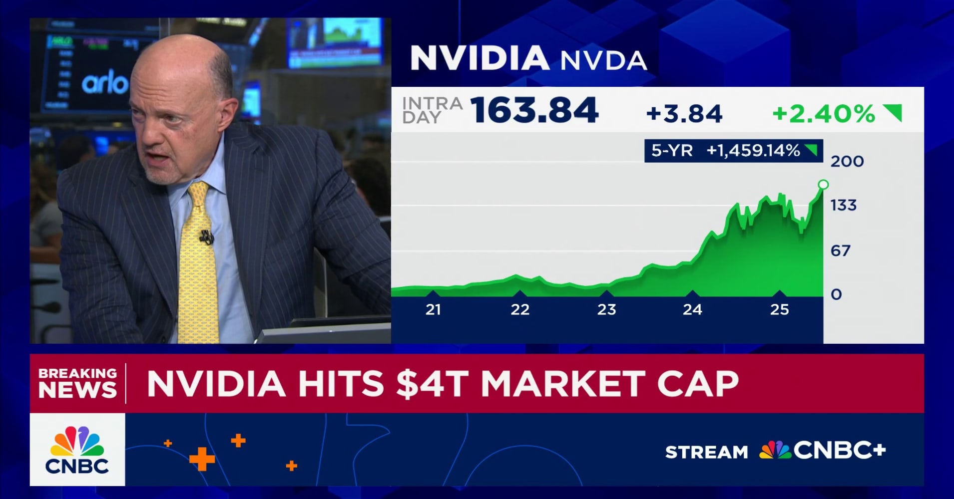 Nvidia becomes first company to hit $4 trillion market cap