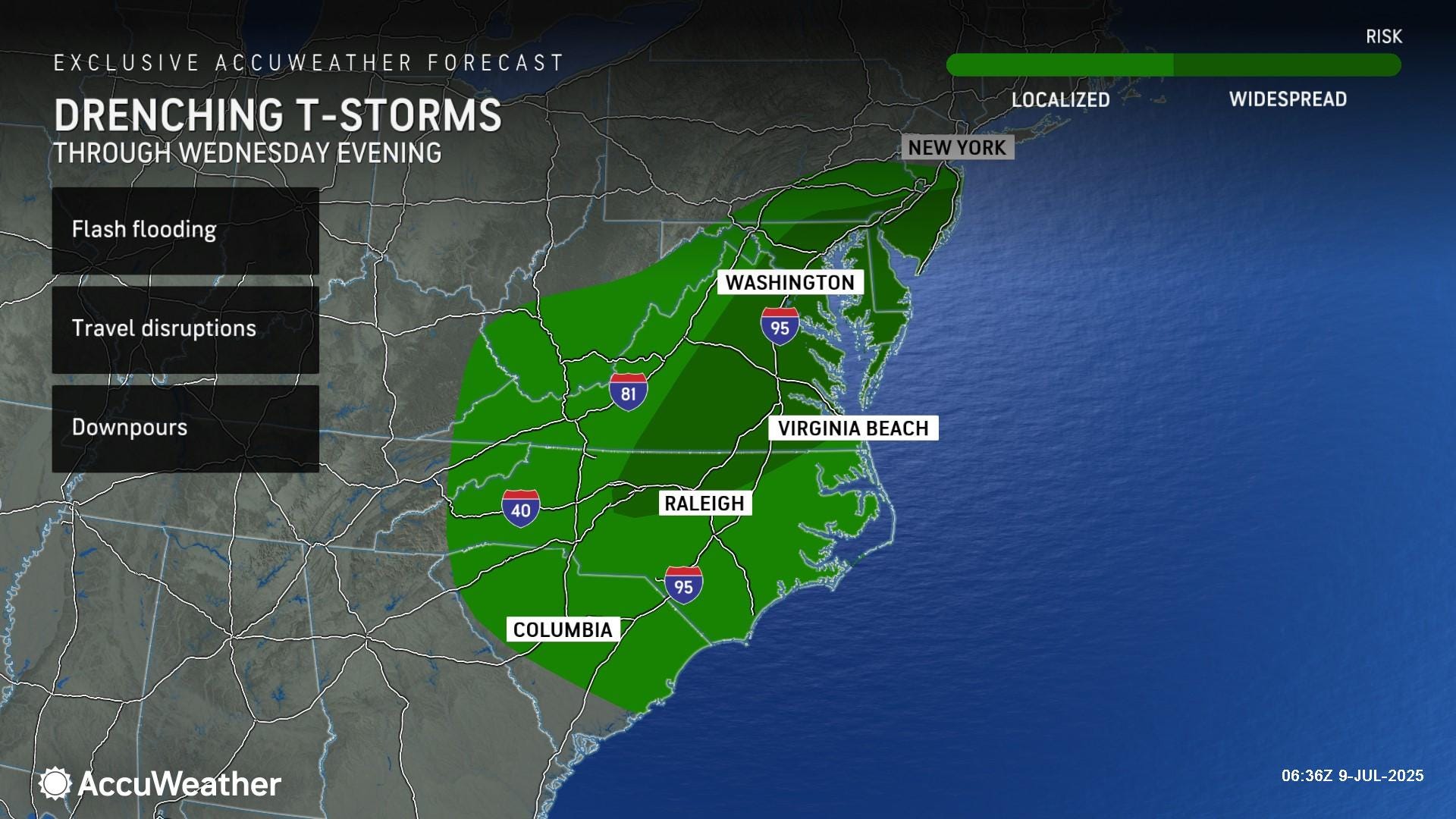 UPDATE: NWS flood watch and thunderstorm warning in effect for Augusta ...