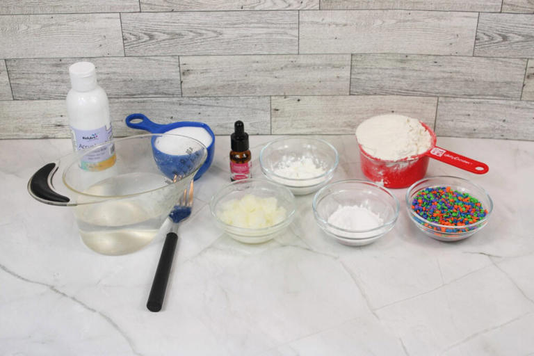 Fun Vanilla Birthday Cake Playdough for Toddlers and Preschoolers