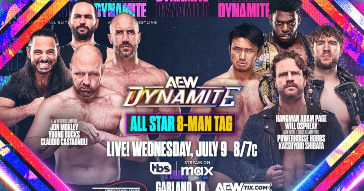 Where to Watch AEW Dynamite Online Tonight (July 9) Live via Stream ...