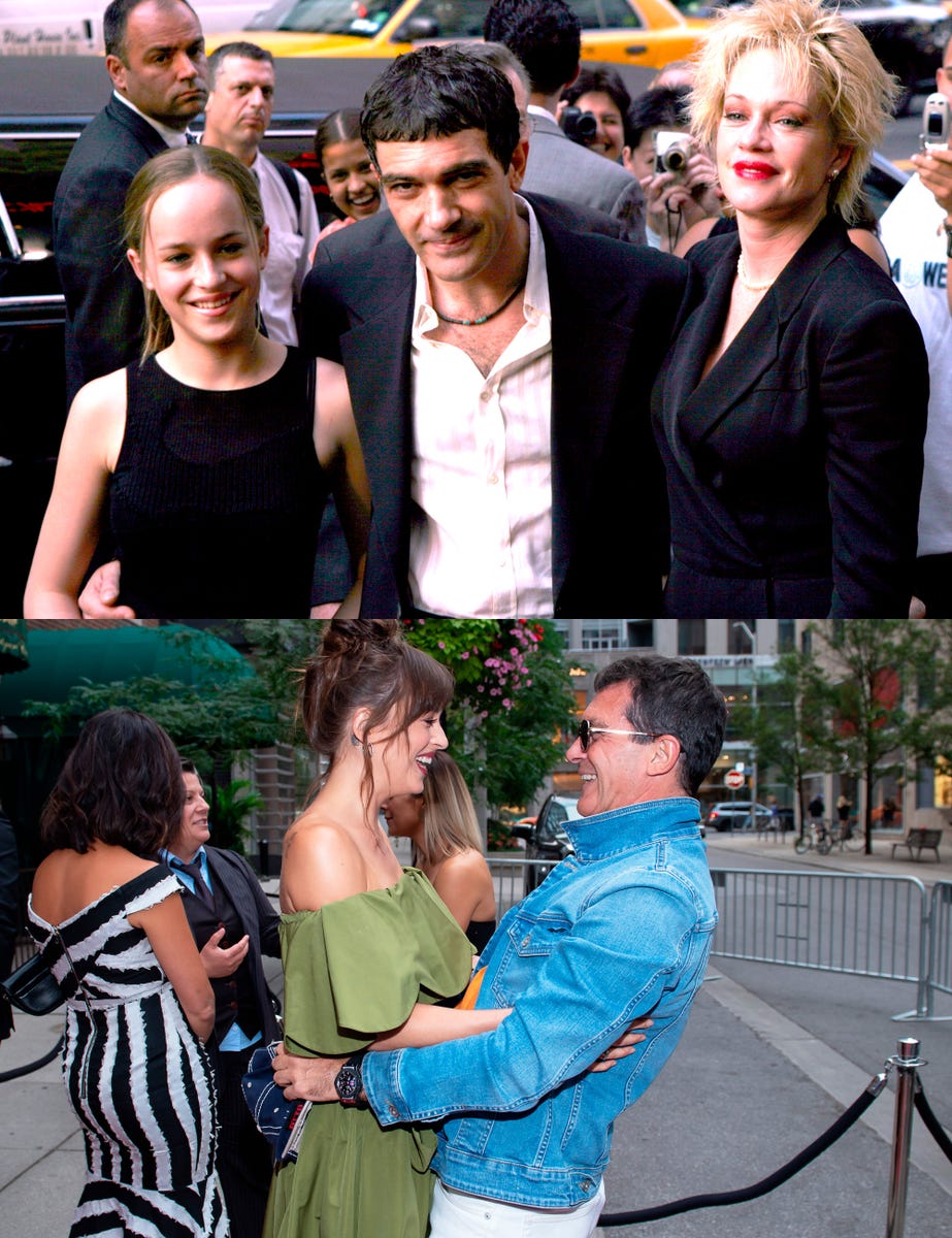 Dakota Johnson: "Cuando mi familia se casó con Antonio Banderas ...
