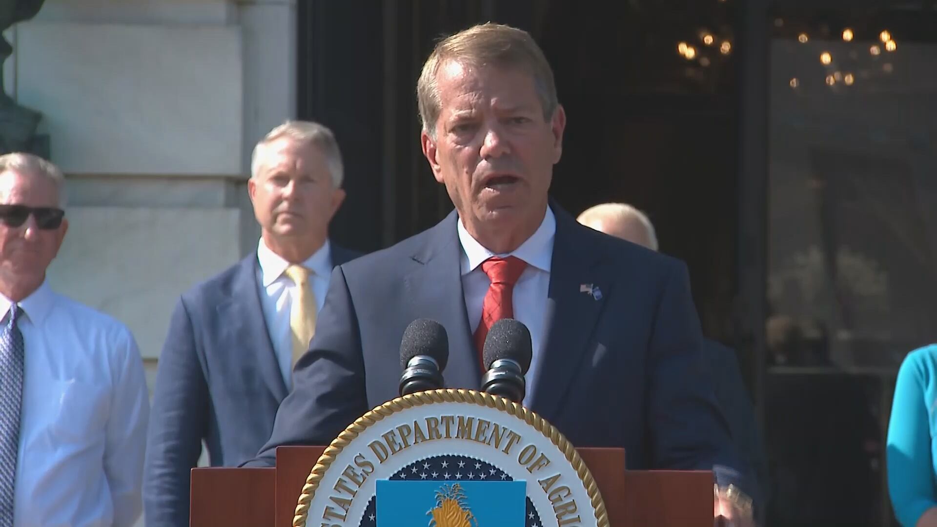 Gov. Jim Pillen in Washington D.C. to speak on ag security measures