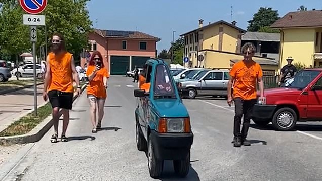 This one-seat Fiat Panda just might be the world's narrowest car