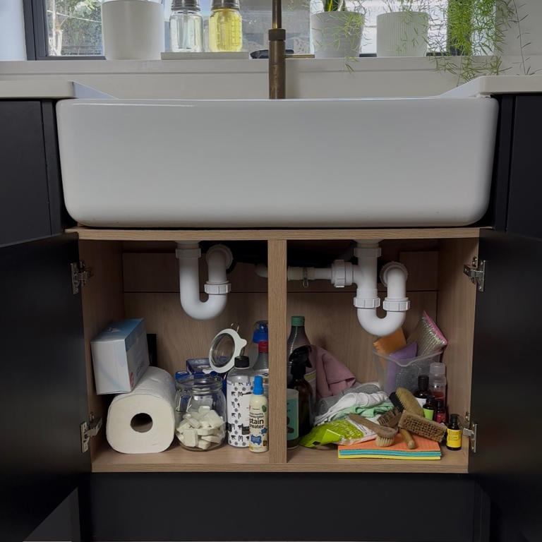 It was impossible to find anything in my messy undersink cupboard, but ...