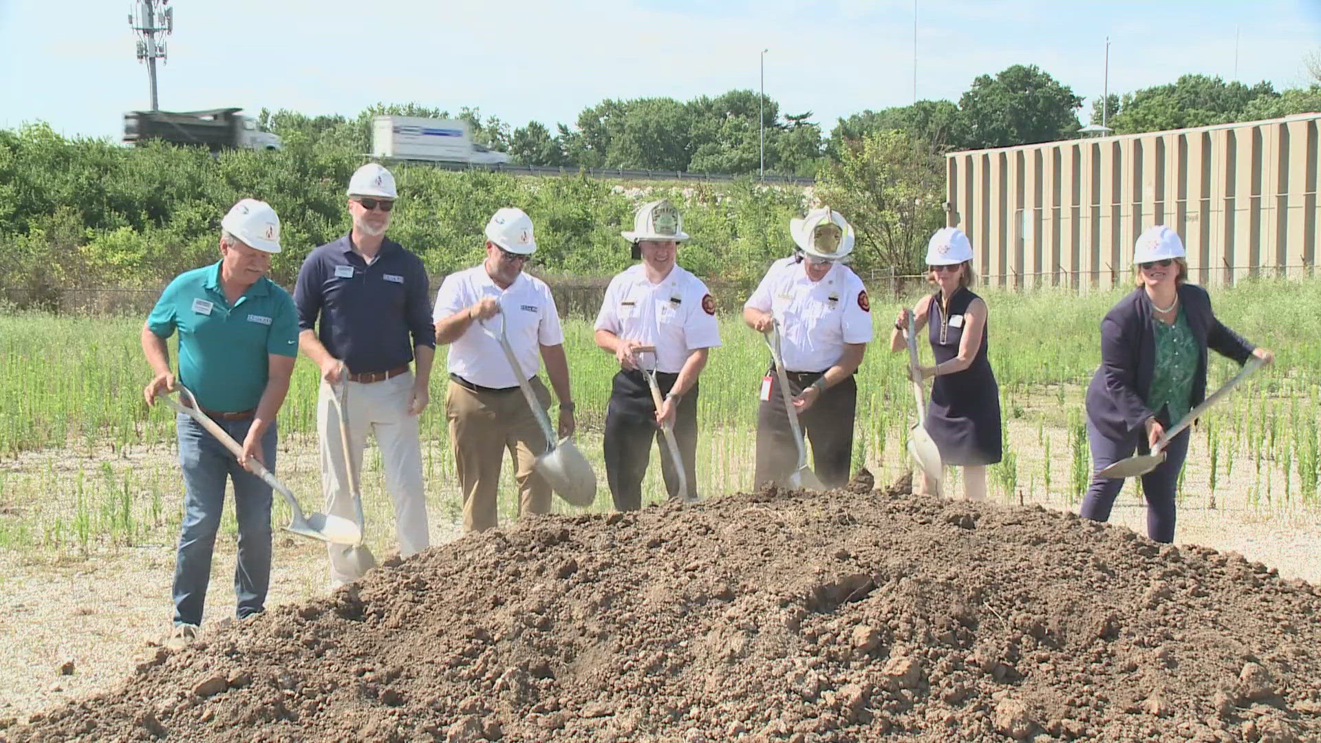 Regional fire training center breaks ground