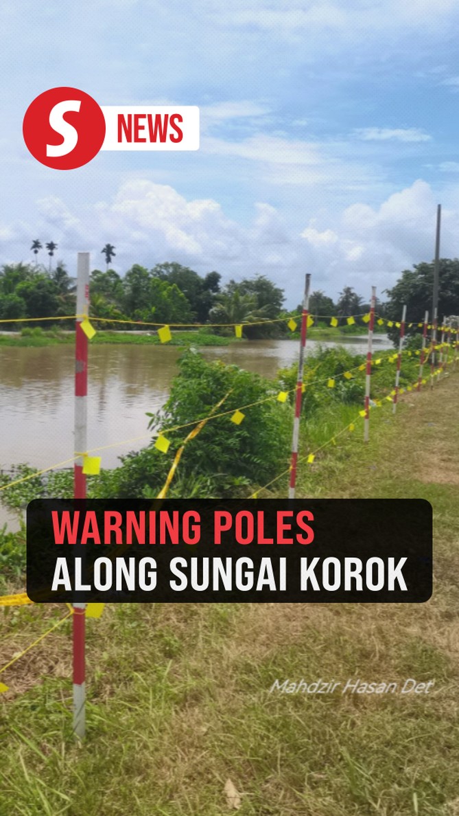 Temporary warning poles to be installed at Sg Korok following fatal ...