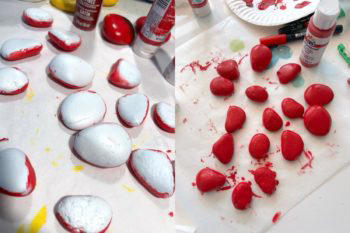 How to Paint Strawberry Rocks That Brighten Any Garden