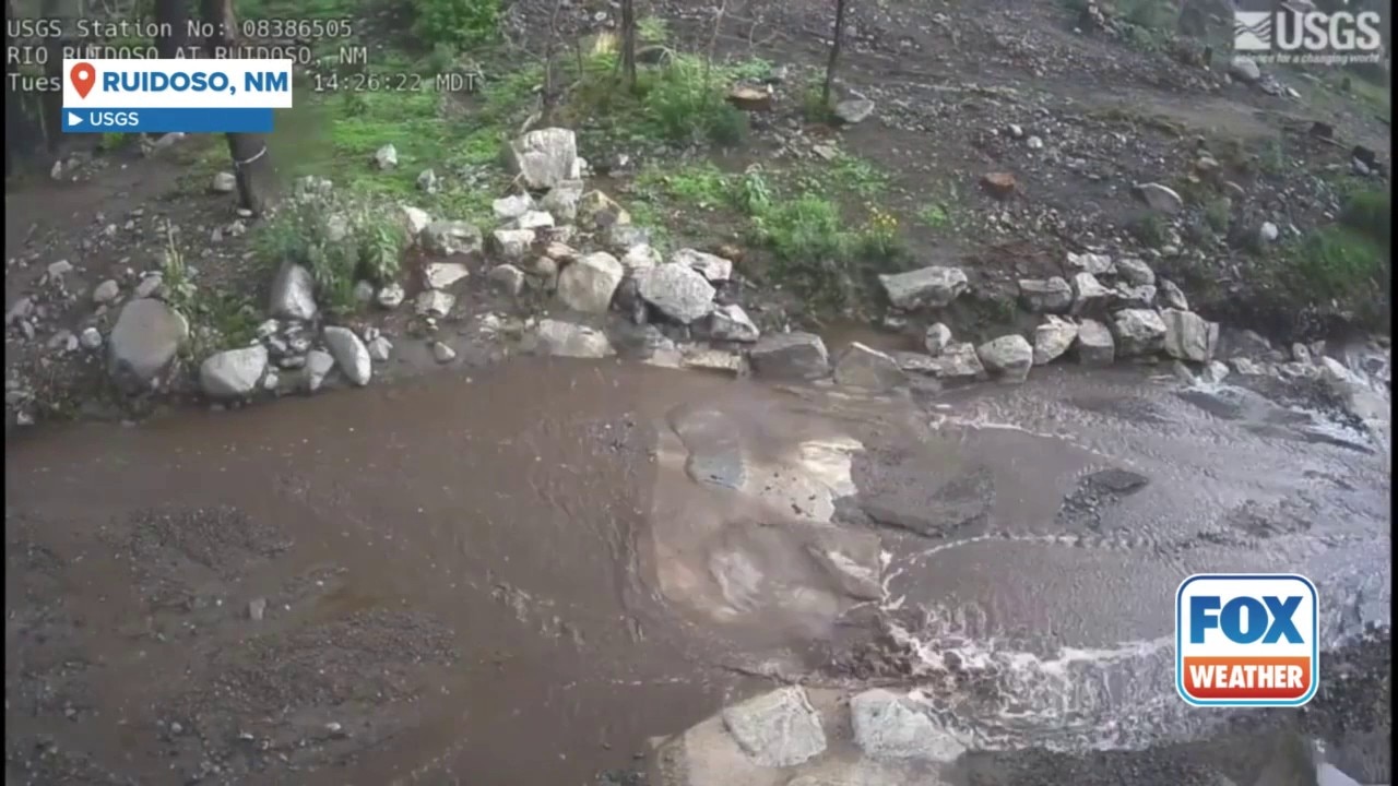 Watch: Timelapse video shows rapid river rise in Ruidoso, New Mexico