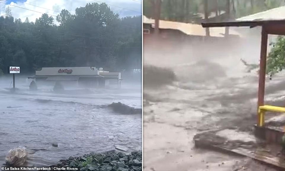 Flash flooding hits small town in New Mexico