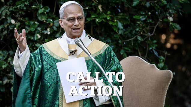 Pope Leo XIV makes a call to action for climate change during Mass