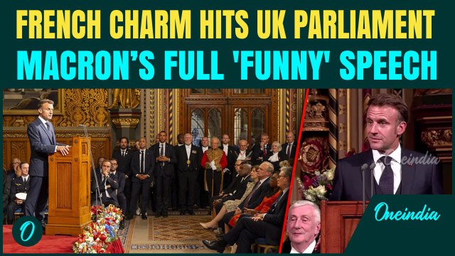 Emmanuel Macron Gets Real in UK Parliament: Ukraine, Gaza, Brexit ...
