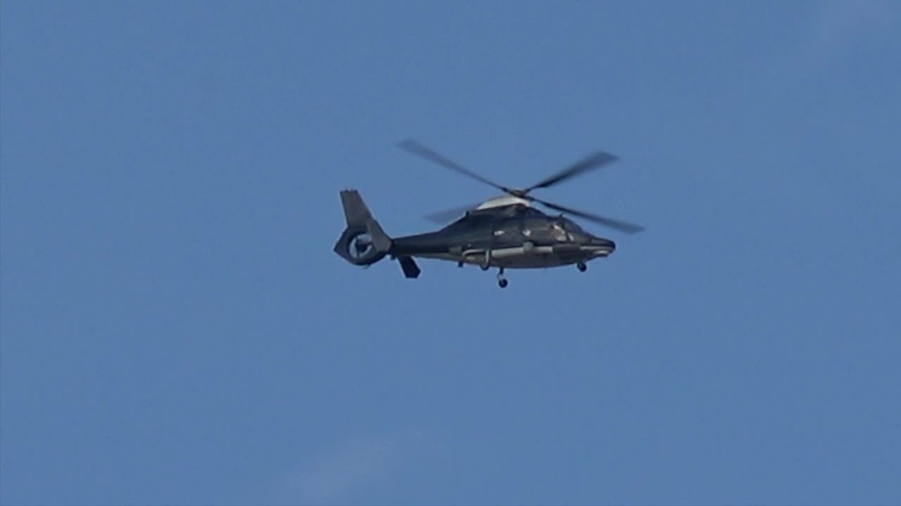 SAS 'Blue Thunder' helicopter spotted patrolling the skies above ...