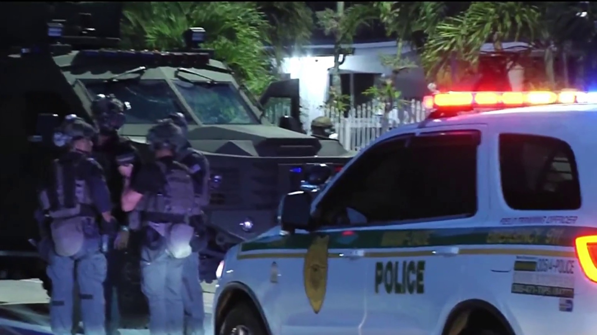 Heavy police presence outside Opa-locka home tied to homicide warrant: MDSO