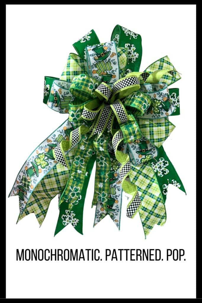 Not Sure Which Ribbons Go Together? Use One Color to Start