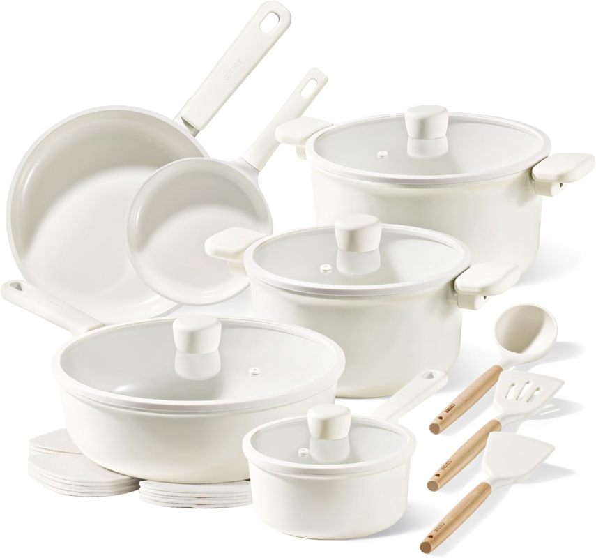 Amazon's Selling a $129 18-Piece Nonstick Ceramic Pan Set For Just $79 ...