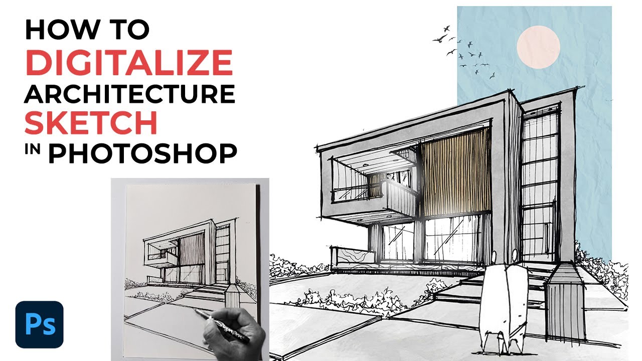 Paper to Photoshop — How to Digitalize a Hand Sketch Step by Step