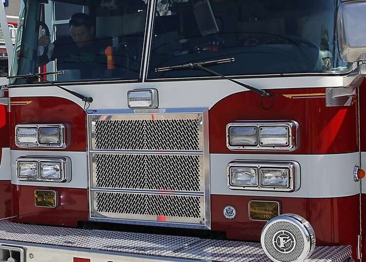 Woman, responding paramedic fall through staircase in Hudson